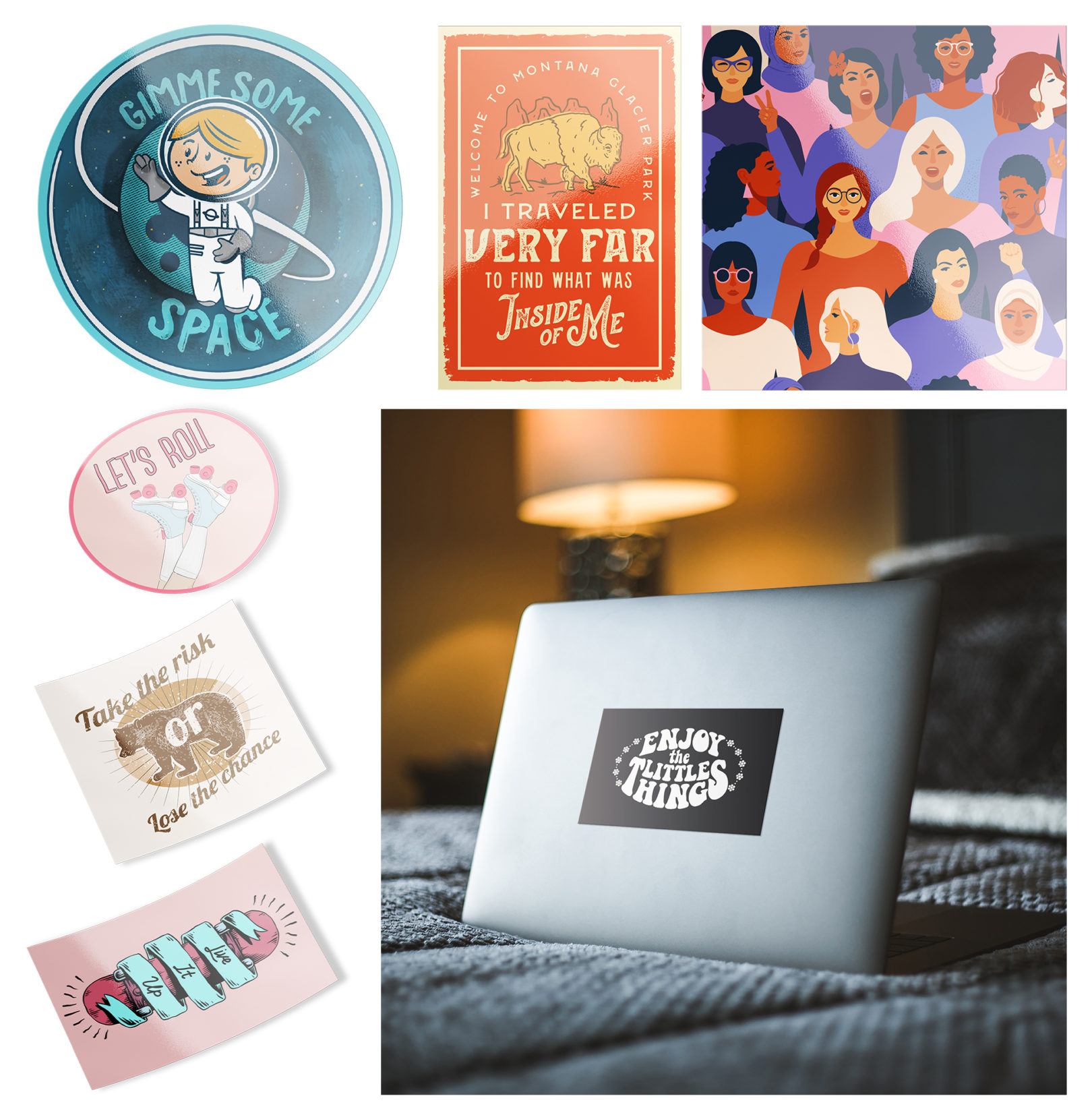 Create A Lasting Impact With Sticker Designs - teelaunch blog