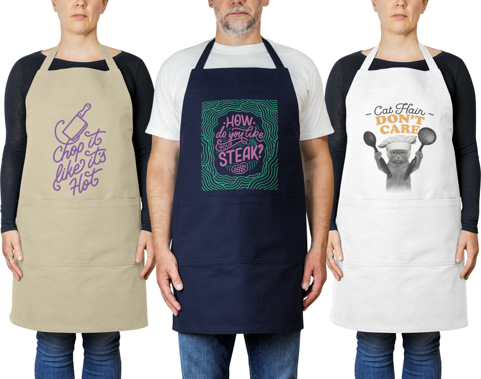 Cotton Aprons: A Chef's Kiss - teelaunch blog