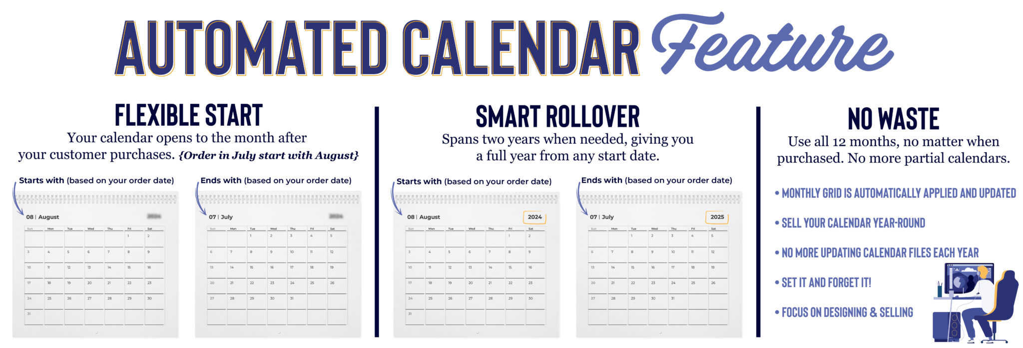 Your Year Starts Here with Automated Calendars - teelaunch blog
